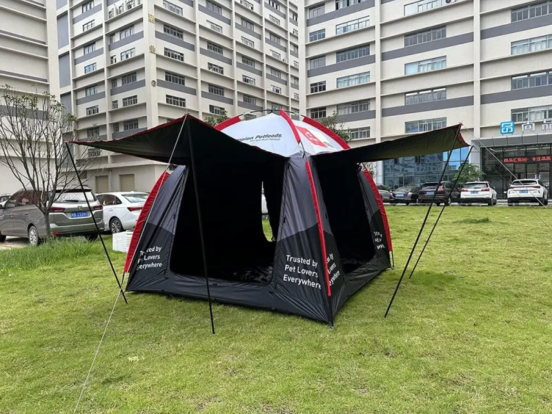 Custom Waterproof Pop Up Camping Tent with Awning