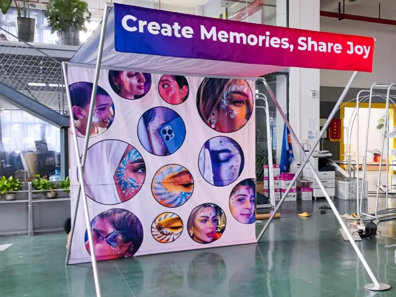 Custom Printed Pop Up Canopy Tent | X-Frame Portable Tent