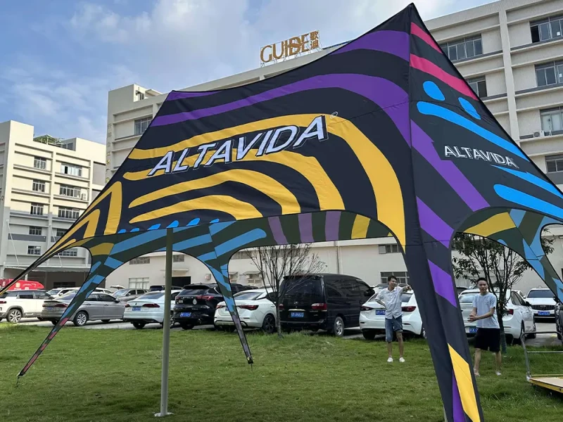 Custom Double Pole Star Tent 33 ft-72 ft | Event Canopy