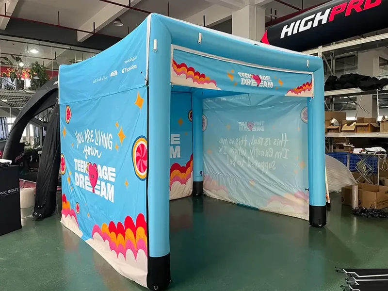 Square Inflatable Tent | CUBE Sealed Air Trade Show Booth
