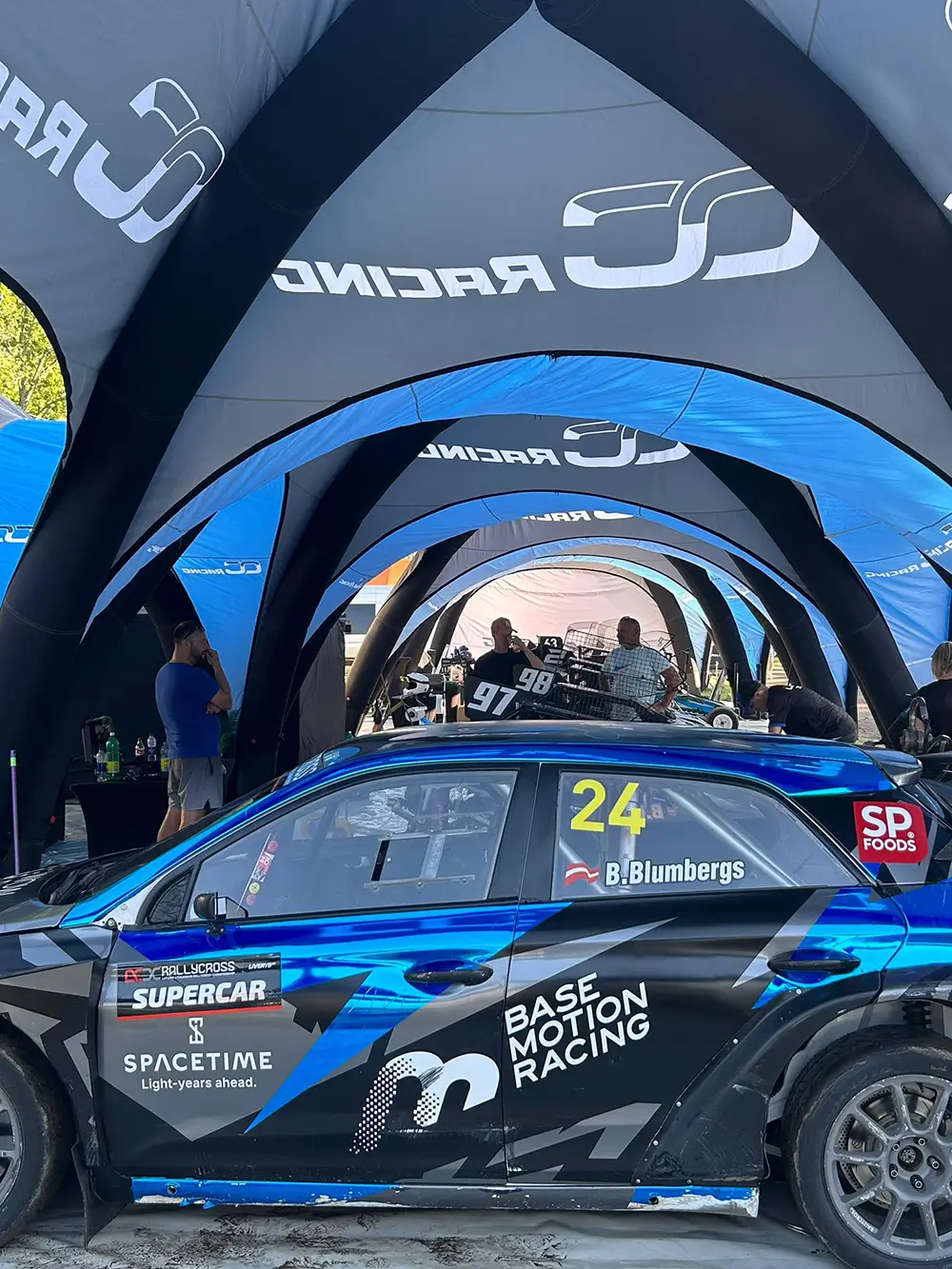 Custom Inflatable Tent for OC Racing Team